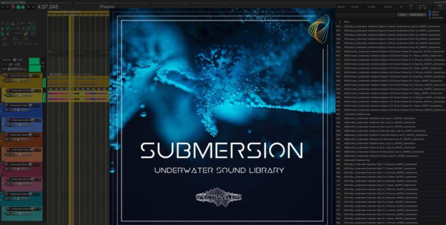 利用全新的 Strata 音效合集 Submersion（浸没）打造精彩纷呈的水下体验 | Audiokinetic Blog